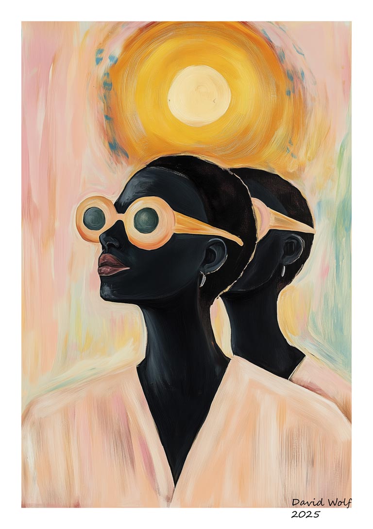 Discover the Sun Away Poster by David Wolf for Contemporary Spaces – ARTSY FARTSY®