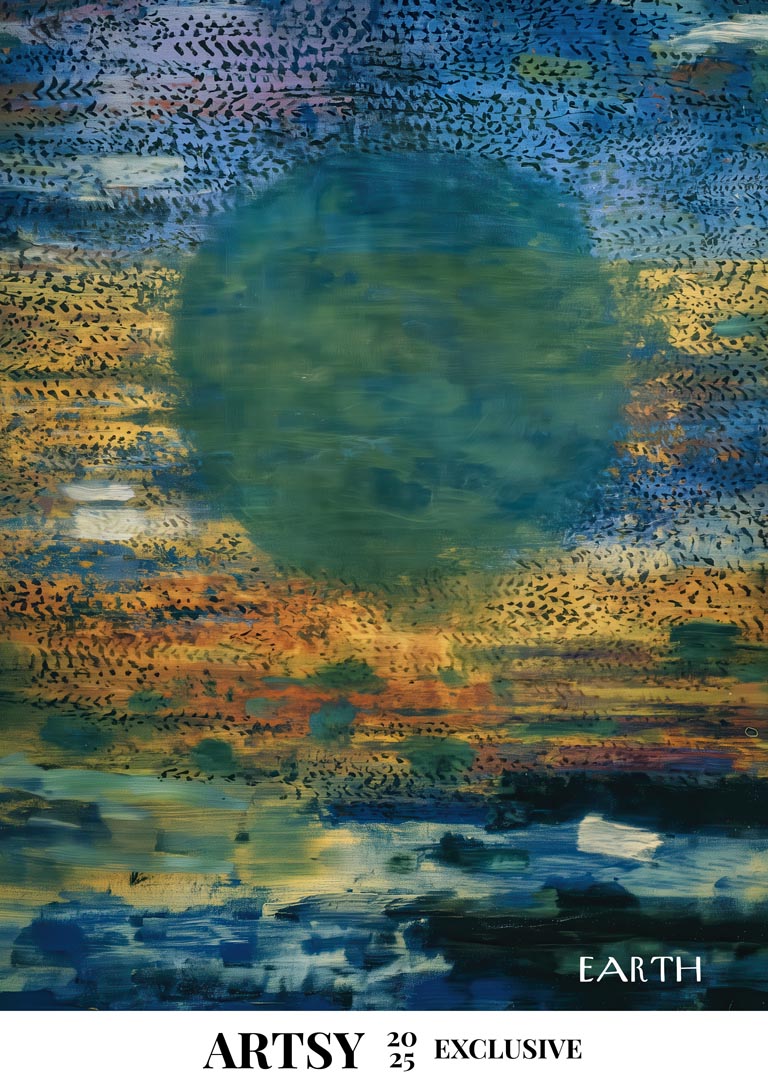 Discover Earth Martin Zen Art Poster for Contemporary Interiors – ARTSY FARTSY®