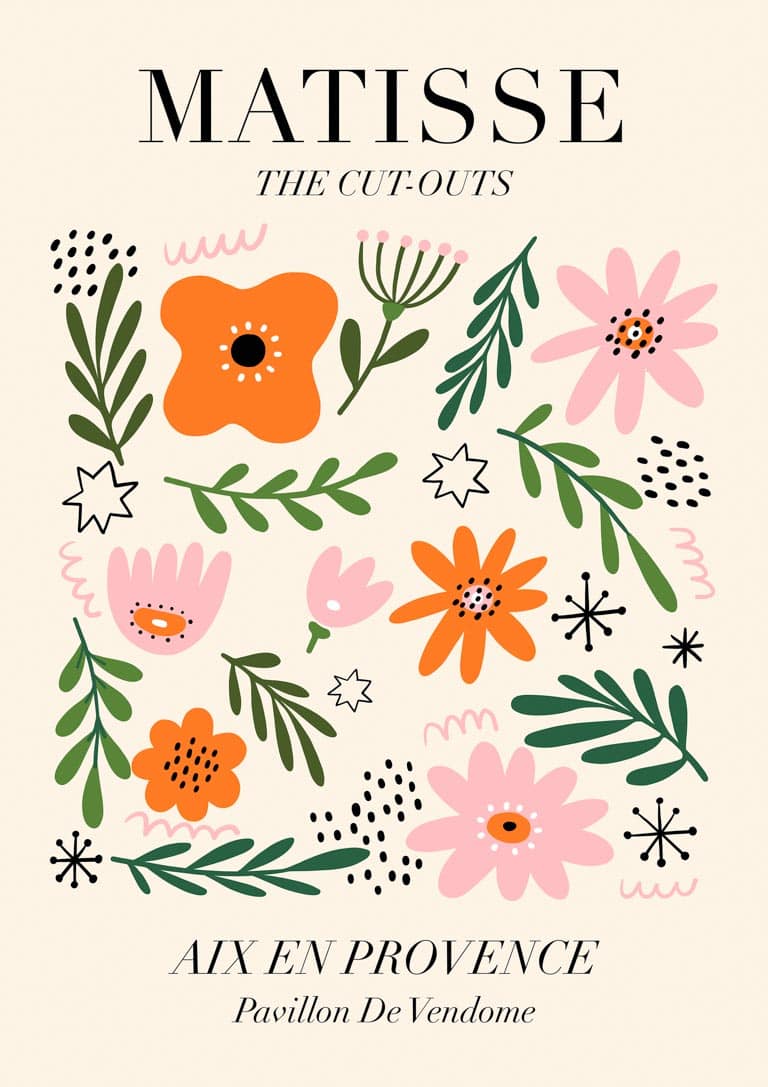 Discover the Matisse Inspired Provence Poster for Elegant Interiors ...