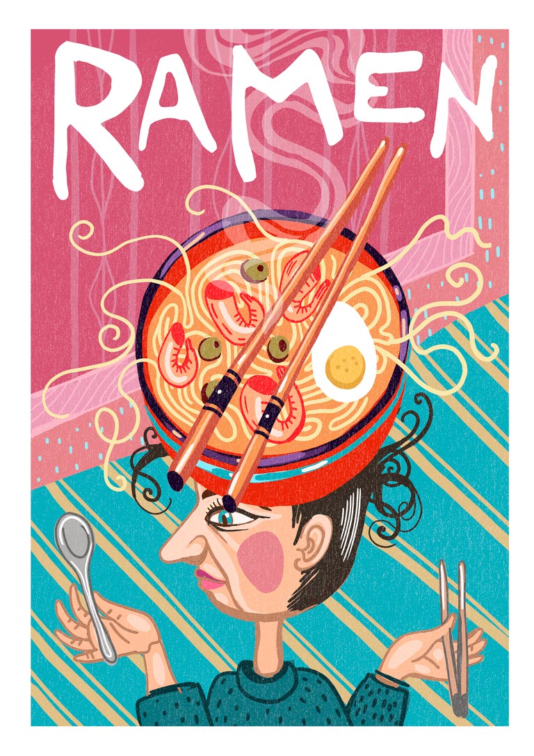 Discover the På Hovedet Ramen Nina Broen Poster for Stylish Spaces ...